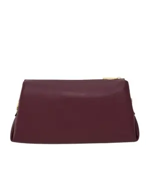 FERRAGAMO Gancini Chain Mini Shoulder Bag - Plum