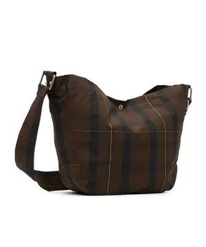A.p.c. Journal Small Check Shoulder Bag - Black