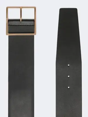 Max Mara Square Buckle Belt