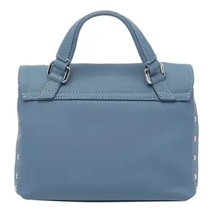 ZANELLATO Postina Saeta Baby Tote Bag With Twist Hook Closure - Blue