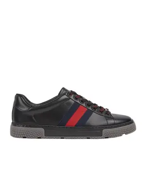 Gucci Web Detailed Ace Low-top Trainers