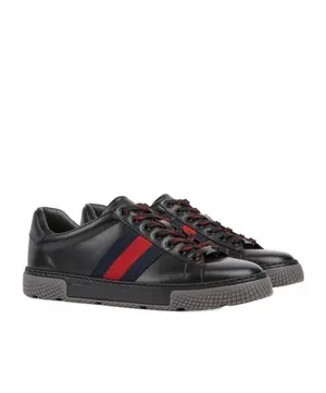 Gucci Web Detailed Ace Low-top Trainers