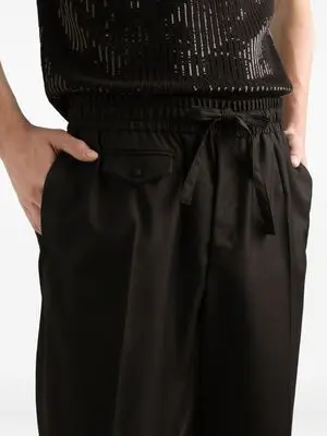 Dolce & Gabbana Straight Leg Jogging Trousers - Black
