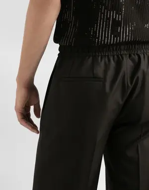 Dolce & Gabbana Straight Leg Jogging Trousers - Black