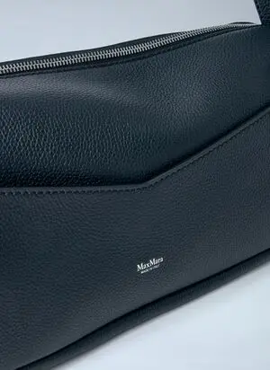 Max Mara Leather Shoulder Bag - Black