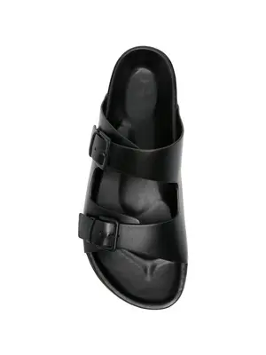 AMI Paris Buckle Strap Sliders