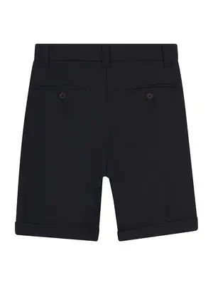 Givenchy Pleated Cuffed Shorts - Blue