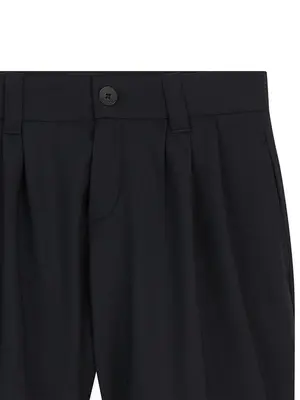 Givenchy Pleated Cuffed Shorts - Blue