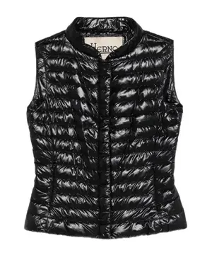 Herno Zip-fastening Quilted Gilet - Black