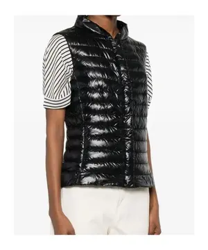 Herno Zip-fastening Quilted Gilet - Black