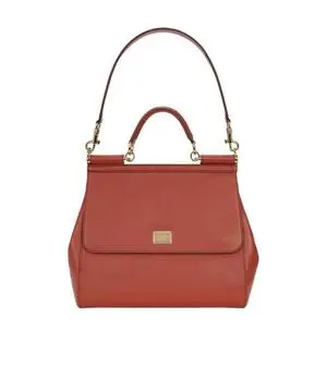 Dolce & Gabbana Logo Detail Shoulder Bag - Brown