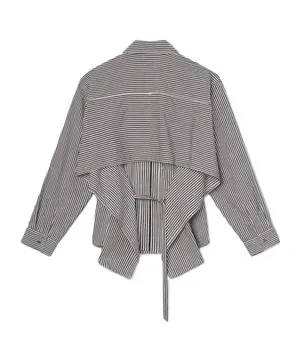 AGOLDE In Solene" Stripe Shirt