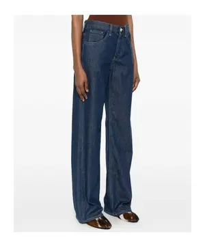 DONDUP Logo Patch Straight-leg Jeans