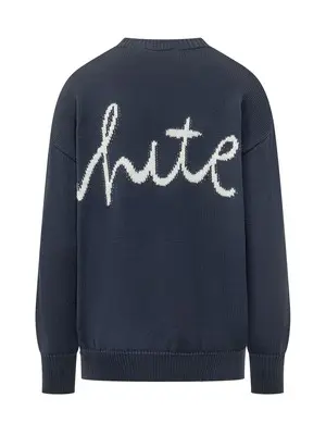 Off-White Crewneck Long-sleeved Jumper