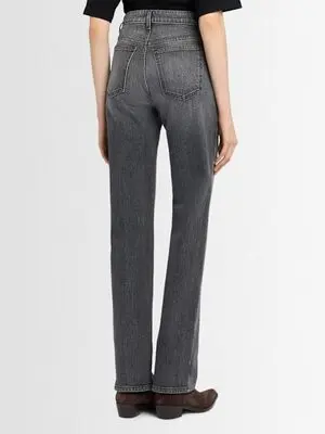 Khaite Danielle Straight Leg Jeans - Black