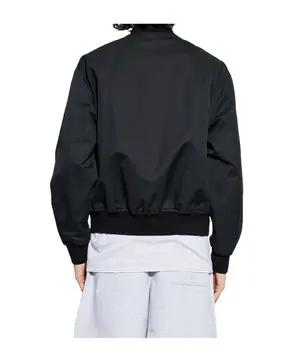JIL SANDER Long Sleeve Embroidered Bomber Jacket