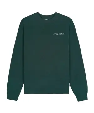 SPORTY  RICH Sporty & Rich Crew Neck Long Sleeve Sweatshirt