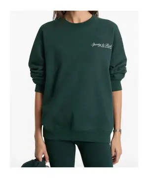 SPORTY  RICH Sporty & Rich Crew Neck Long Sleeve Sweatshirt
