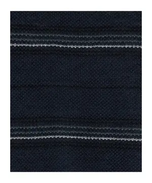 ROBERTO COLLINA Piqué Striped T-shirt - Black