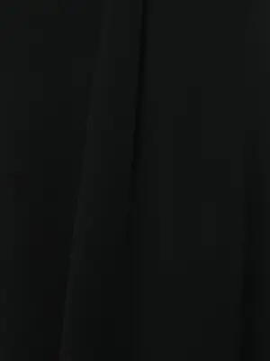 Khaite Keran Smooth Viscose Blend Long Dress - Black