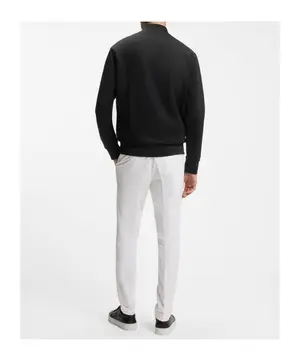 Hugo Boss Zip-up Bomber Jacket With Long Sleeves