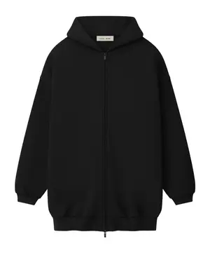 Fear Of God Property Lounge Long Zip Hoodie - Black