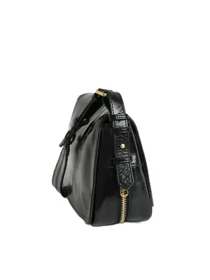 Zadig&Voltaire Le Zouzou Vintage Patent Bag - Black