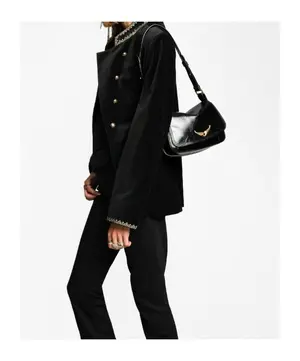 Zadig&Voltaire Le Zouzou Vintage Patent Bag - Black