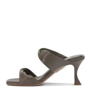 AQUAZZURA Twist 75 Braided Strap Mules