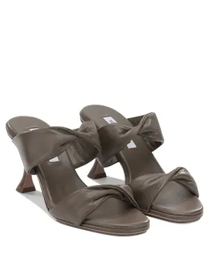 AQUAZZURA Twist 75 Braided Strap Mules