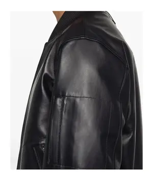 Mackage Leather Bomber Jacket