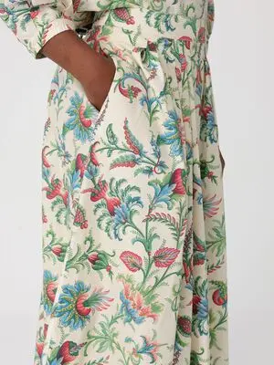 Etro Floral Motif Midi Skirt