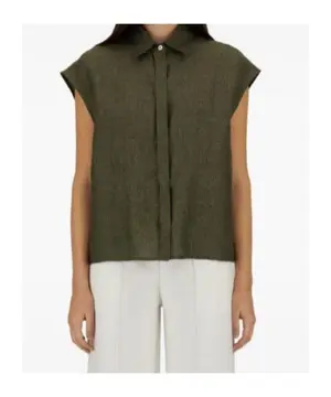 Herno Sleeveless Shirt - Black