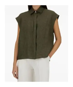 Herno Sleeveless Shirt - Black