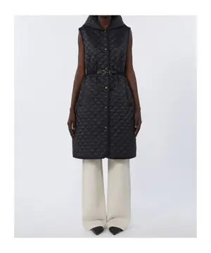 Max Mara Mtccamille Quilted Long Gilet