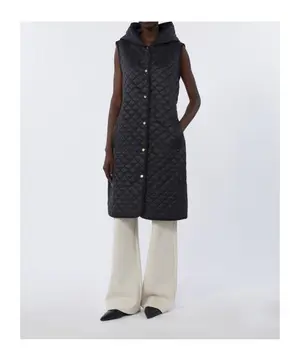 Max Mara Mtccamille Quilted Long Gilet