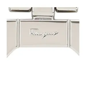 FERRAGAMO Logo Keychain - Nude