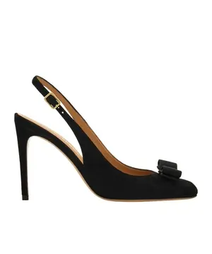 FERRAGAMO Vara Bow Slingback - Black