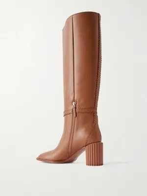 Zimmermann Eddie Lace-up Fan-shaped Knee-high Boots