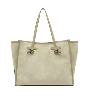GIANNI CHIARINI Leather Shoulder Bag With Knot Detail - Willow