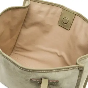 GIANNI CHIARINI Leather Shoulder Bag With Knot Detail - Willow
