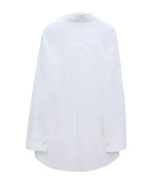 Dorothee Schumacher Oversized Shirt With Bow Detail - White Graphite