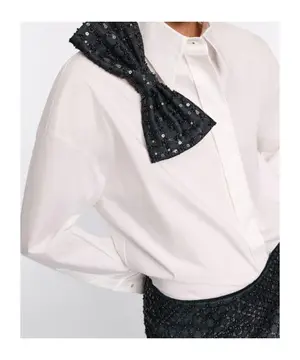Dorothee Schumacher Oversized Shirt With Bow Detail