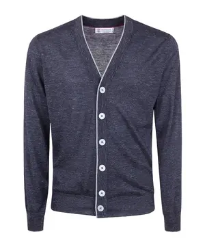 Brunello Cucinelli V-neck Knitted Cardigan