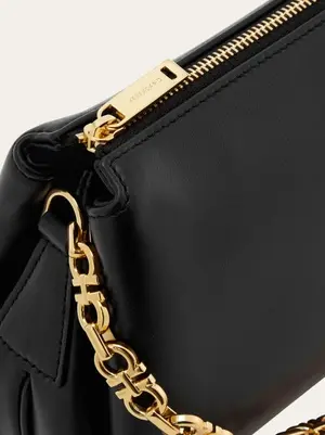 FERRAGAMO Mini Bag With Chain Strap - Black