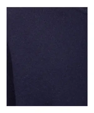 Extreme Cashmere Scott Short-sleeve Knitted Top - Navy