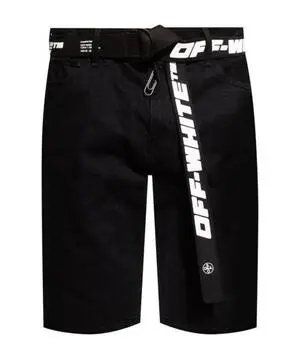Off-white Belted Bottoms For Men