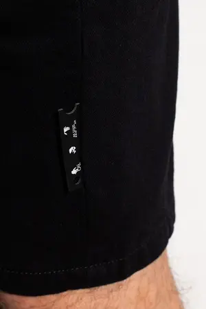 Off-White Belted Denim Shorts