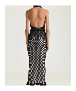 Givenchy Halterneck Sheer Maxi Dress