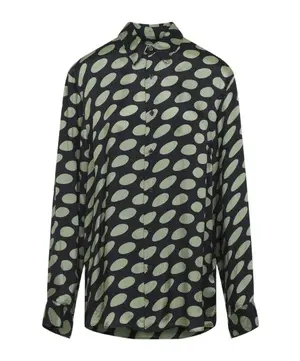 Dries Van Noten Caper Printed Shirt - Black